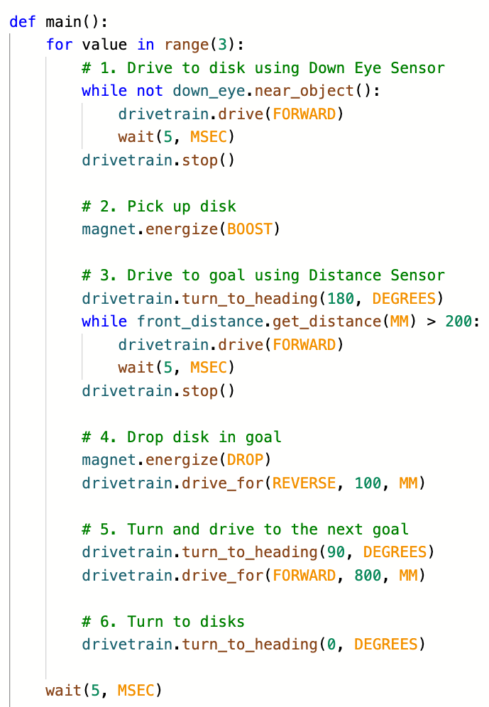 Vex Cs Unit 8 Moving Disks With Loops Lesson 4 Project Flow With Nested Loops